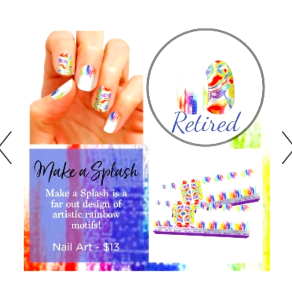 Color Street | Bath & Body | Colorstreet Retired Make A Splash Nail ...